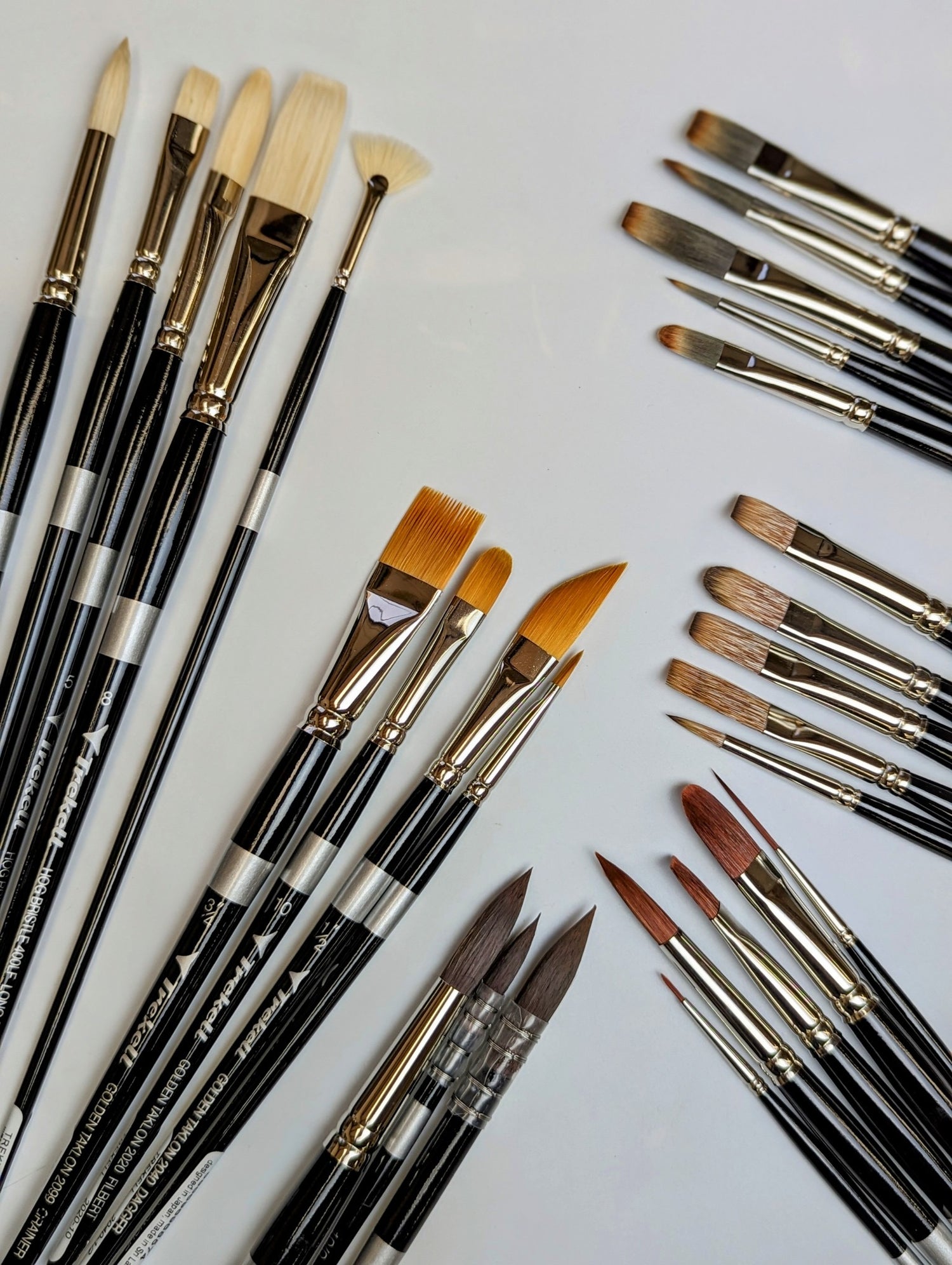 A Guide to Acrylic Paintbrushes | Trekell Art Supplies