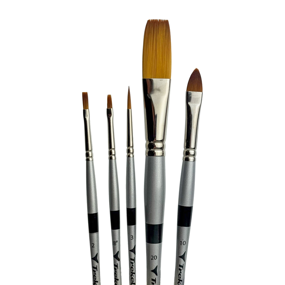MIDZ Synthetic 5-Piece Acrylic Brush Set | Shop Now