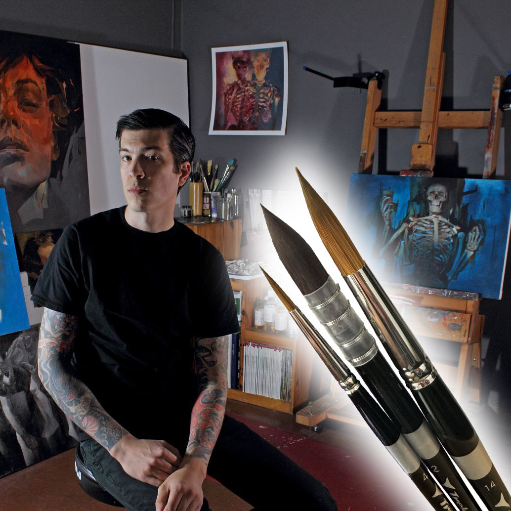 Discover 3-Piece Synthetic Watercolor Brush Set | Nick Runge