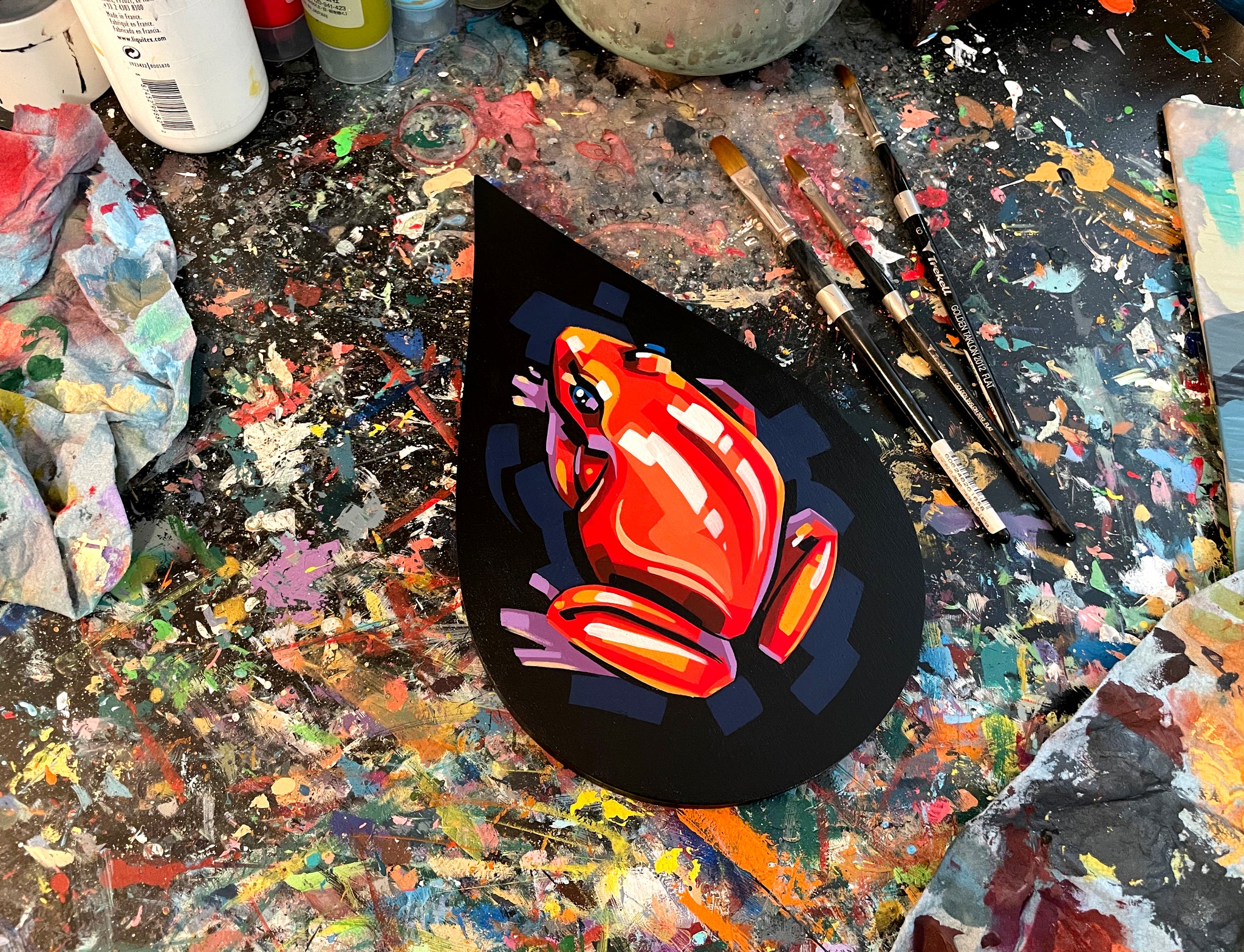 Raindrop Art Panels | Wooden Painting Canvas | Trekell Art Supplies